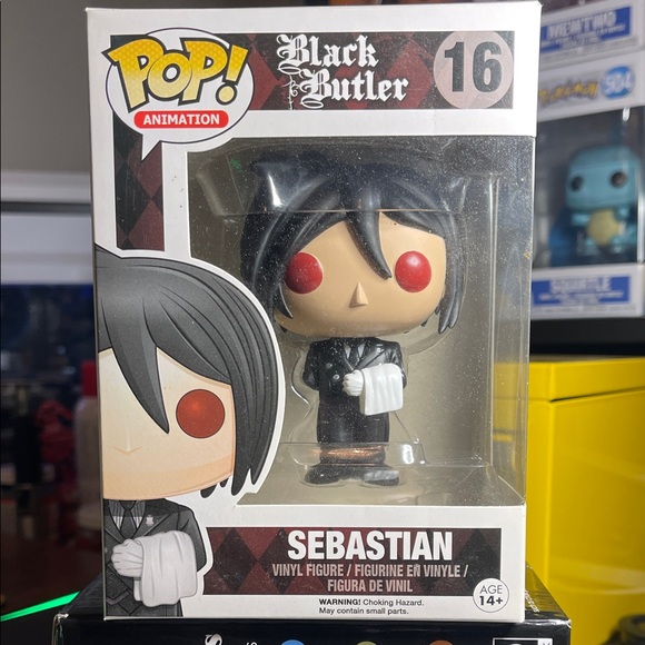 Funko | Toys | Funko Pop Black Butler Sebastian With Red Eyes | Poshmark